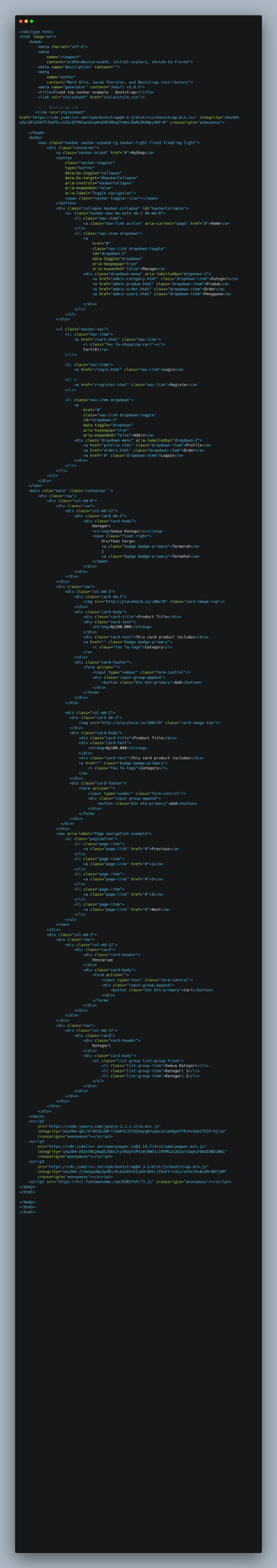 Membuat Tampilan Berandaa Bagian 2 - CODEPOLITAN