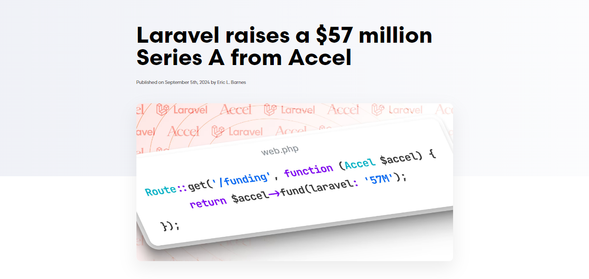 Laravel Holdings Inc. Mengumpulkan Dana 57 Juta Dollar untuk Pengembangan Open-Source dan ...